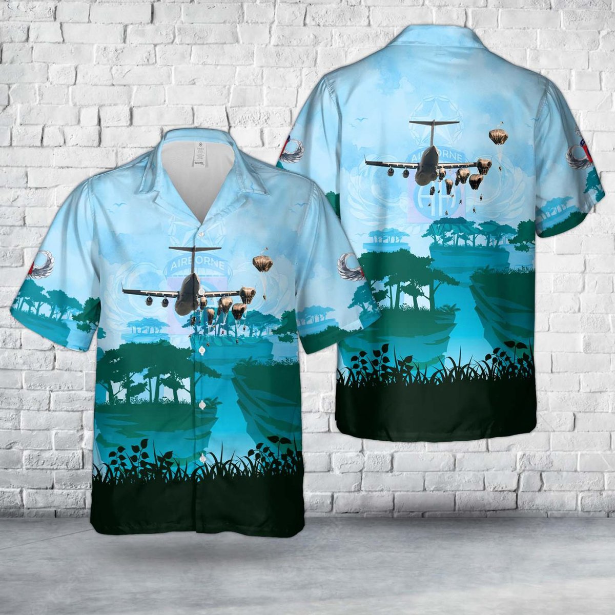 US Army Paratroopers with the 82nd Airborne Division jump for a ...