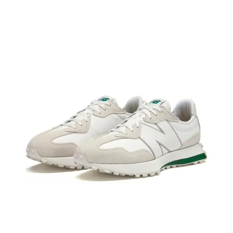 New Balance 327 Cream Green U327unp Basketball Sneakers - Fanshubus.com
